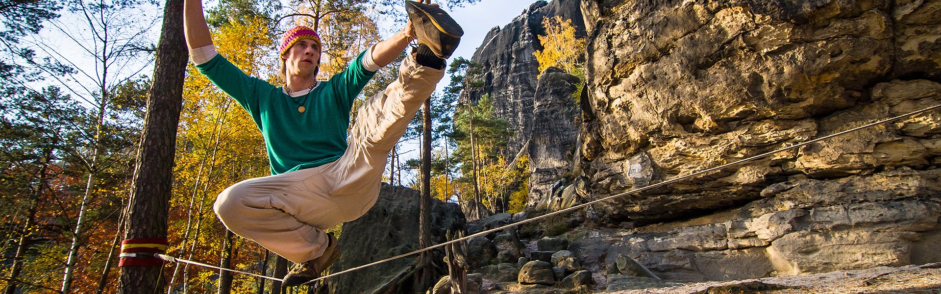 JDAV Bayern - Slackline - Macht's mit!